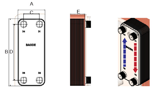 Copper Brazed PHE-Baode heat exchanger | China plate heat exchanger ...